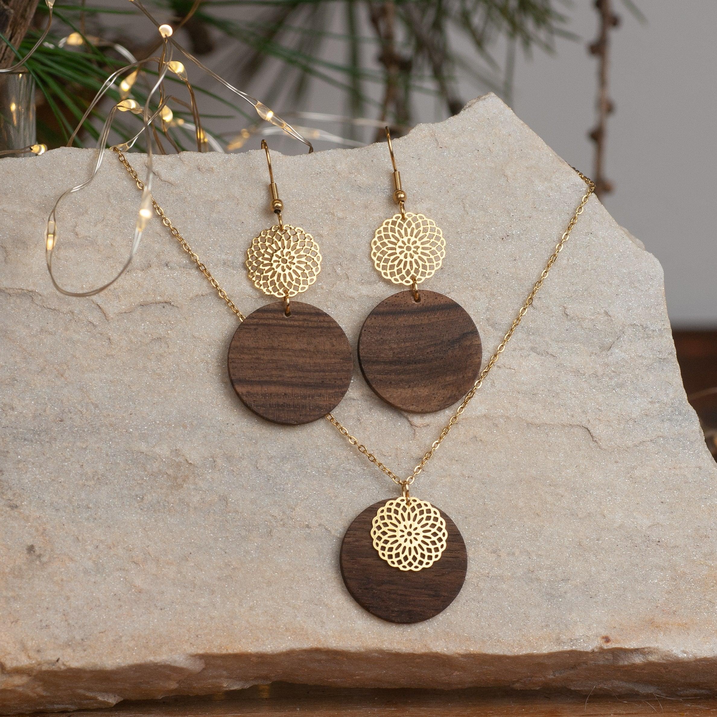 Set "Oriental" – Holzschmuck Astwerk